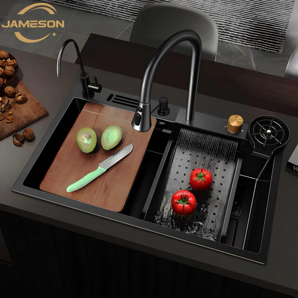 Мойка для кухни JAMESON Нержавеющая сталь марки 304 Полнофункциональная ...