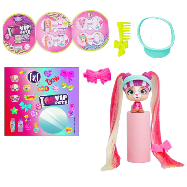 Фигурка VIP PETS BOW POWER Модные щенки коллекция Мини Фаны AMANDA ...