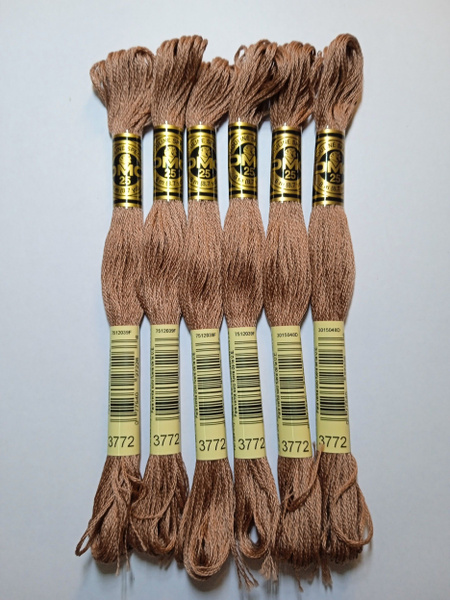 Мулине DMC (Франция) Набор ниток мулине, 8 м, 6 шт DMC-3772_6 - купить с доставкой по выгодным ...