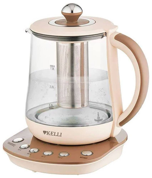 Купить электрический чайник KELLI KL-1377 кофейный по низкой цене: отзывы, фото, характеристики ...