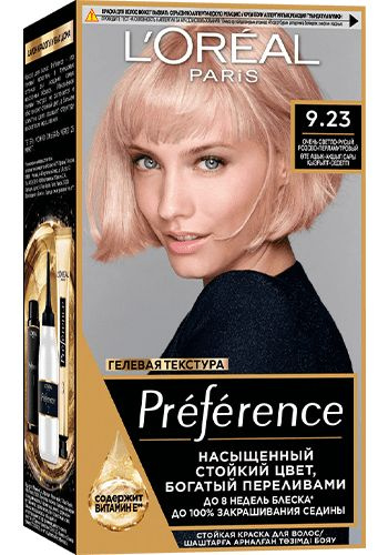 L'Oreal Paris Краска для волос Preference, 9.23 Очень светло-русый ...