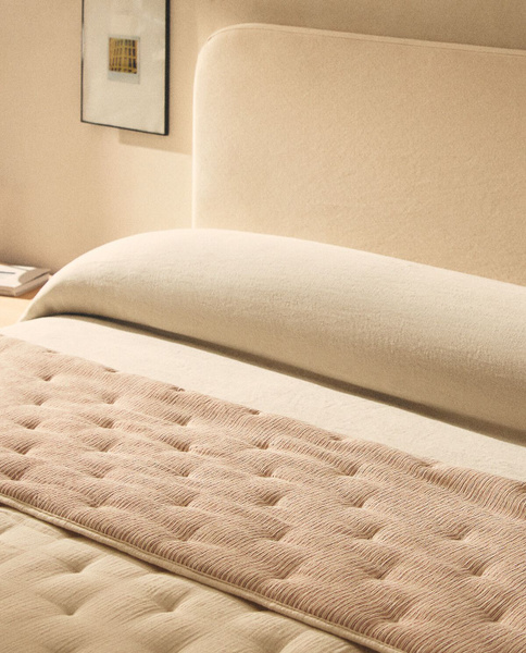 Покрывало ZARA HOME Муслиновое Стеганое Одеяло С Вышивкой Сверху 250x ...