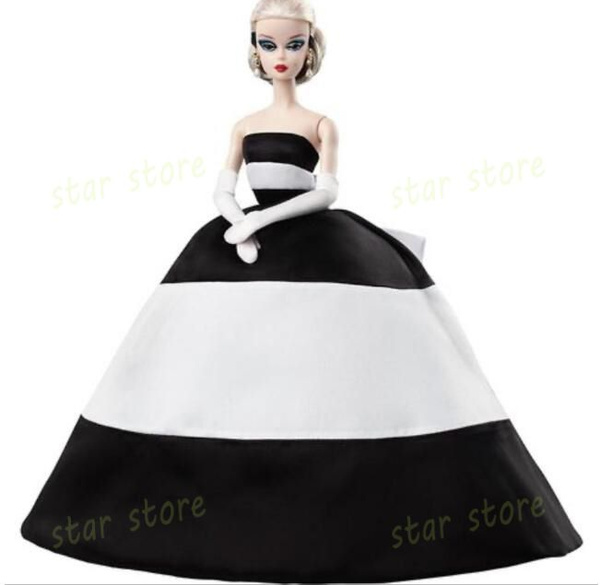 Barbie ST Black White Коллекционное издание Барби Черно-белая Классика ...