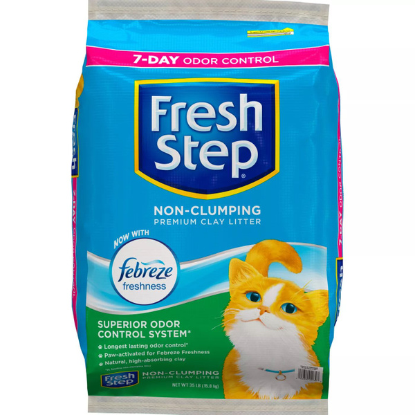 Fresh Step Наполнитель Глиняный, Угольный Свежий 18200г. - купить с ...