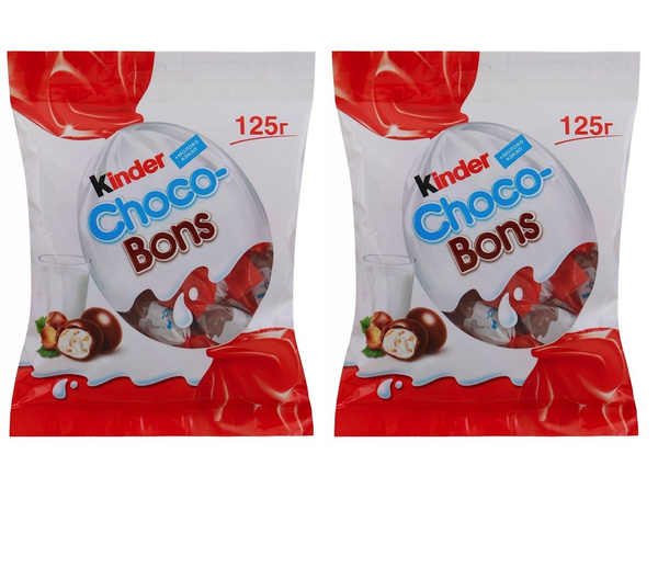 Конфеты Kinder Choco Bons / Киндер Шоко Бонс 125гр 2шт (Германия ...