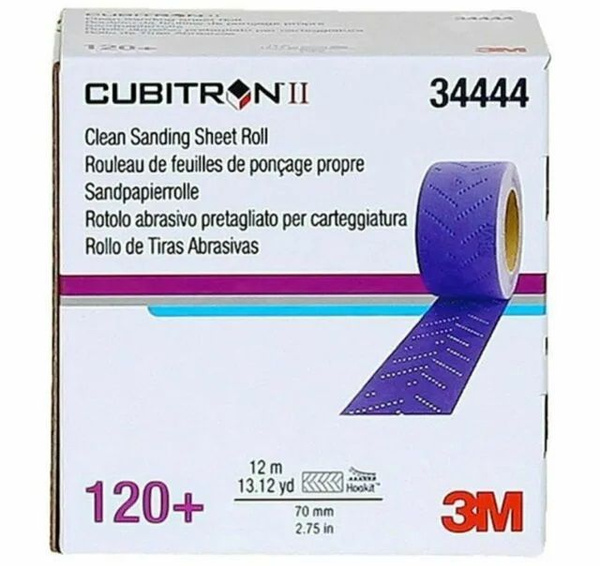 Абразивная полоса 3M 737U Hookit Cubitron II P120, рулон 70мм х 12 м ...