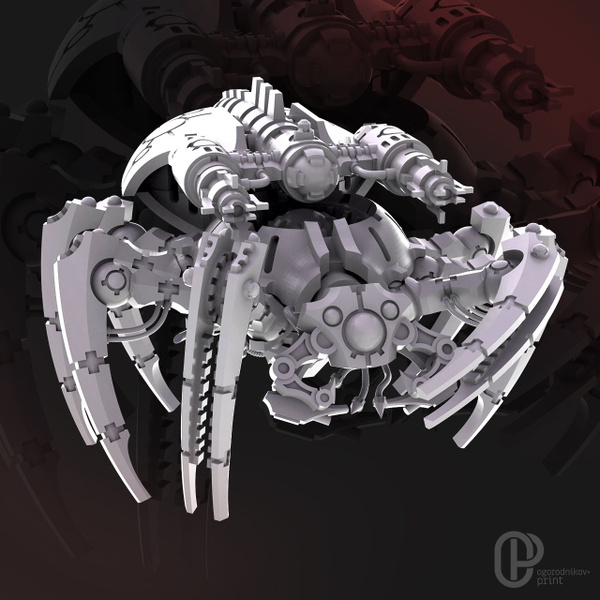 Warhammer 40K / Миниатюра Canoptic Spider - 45 мм / Вархаммер 40000 ...