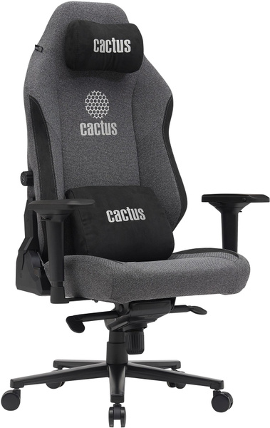 Кресло Cactus CS-CHR-MAG-GY серый/черный крестов. сталь купить на OZON ...