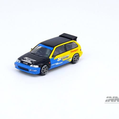 Машинка INNO 1/64 Honda CIVIC EF9 Spoon Sports Die-cast Alloy Car Model ...