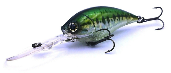 Воблер Крэнк (Crank) Duel, Yo-Zuri 3DB Deep Crank 70 F R1108, 3.6-4.5 м ...