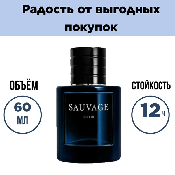 Мужские духи Sauvage Elixir 60 МЛ купить на OZON по низкой цене (1706366562)