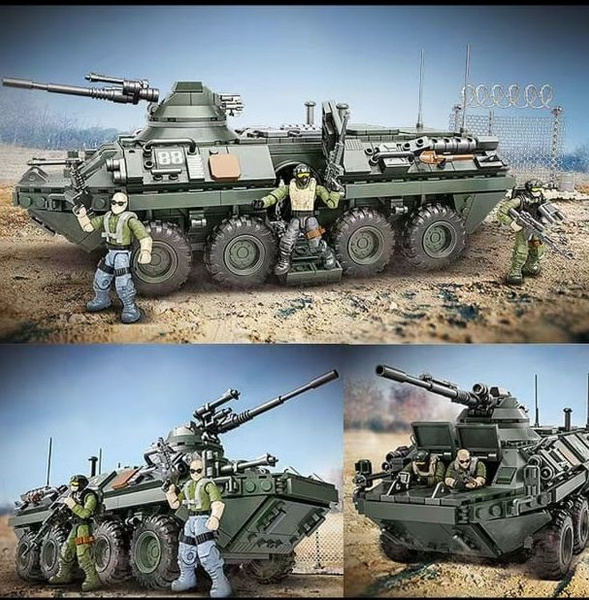 Конструктор XJ-Block Бронетранспортер M1127 Stryker купить на OZON по ...