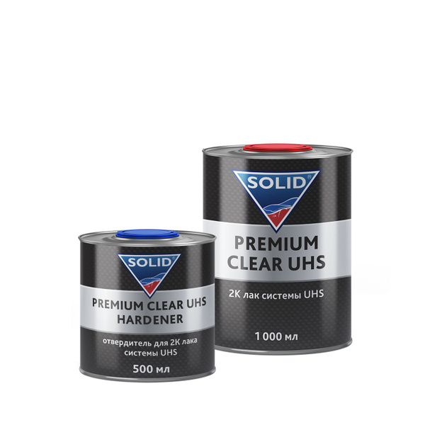 SOLID PROF PREMIUM CLEAR UHS 1000+500 мл - 2K акриловый лак (в комп. с отвердит.) купить на OZON ...