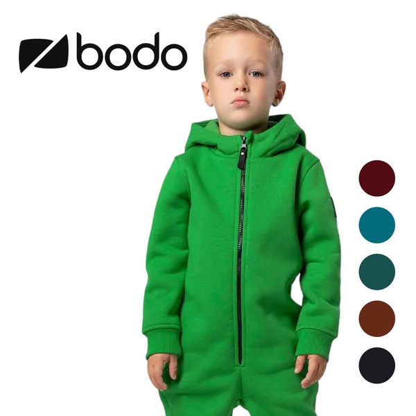 Комбинезон с начесом BODO, Девочки, Мальчики, размер 116, 122, материал Футер двухнитка — купить ...
