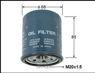 Характеристики Фильтр масляный VIC C-415 C415 для Mitsubishi Outlander ...