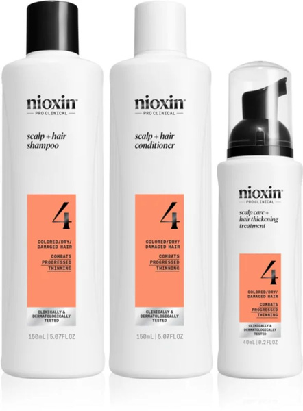 Подарочный набор Nioxin System 4 для поврежденных и окрашенных волос 3