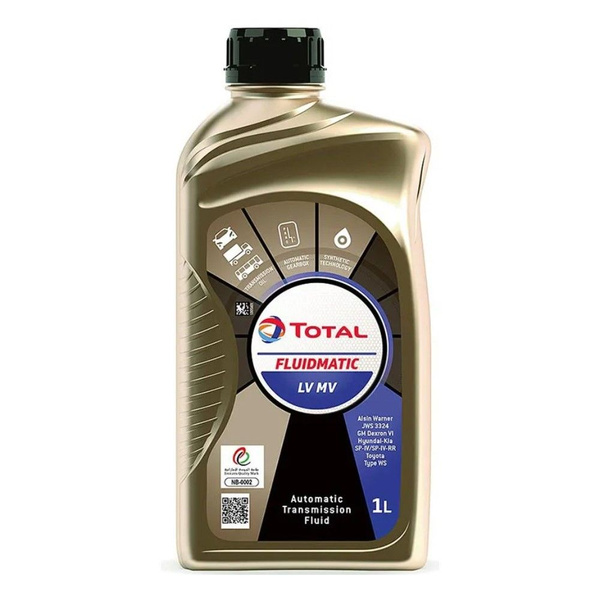 Масло трансмиссионное синтетическое FLUIDMATIC LV MV 1л, Total 216497 ...