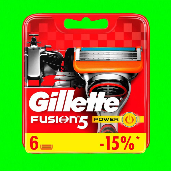 Характеристики Сменные кассеты Gillette Fusion Proglide Power с 5 ...
