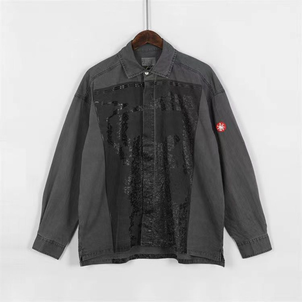 Свитшот Мужской CAV EMPT серовато-пурпурный Хлопок, размер 48 Цветочный ...