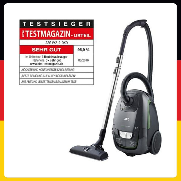AEG Бытовой пылесос VX8-2-oKO, черный купить на OZON по низкой цене (1761089412)
