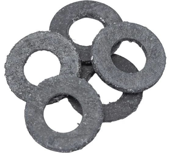 Прокладка паронитовая 1/2' (5 шт.) для газа, газовых редукторов, труб отопления, водоснабжения ...