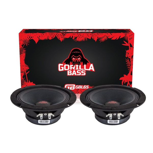 Характеристики Автомобильные колонки (динамики) 16 см. Kicx Gorilla Bass GBL65 эстрадная, пара 2 ...
