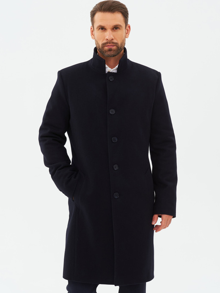 Пальто SAINY, Зима, размер 52, цвет синий, Драп - купить по выгодной ...