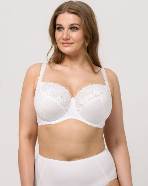 Бюстгальтер Женский LENGY, размер 75K белый Полиамид, Эластан Повседневный Россия Крючки купить ...