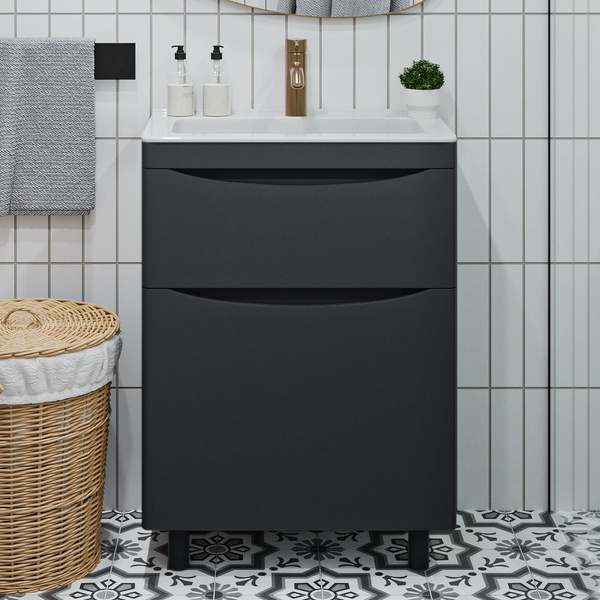 vivon Тумба с раковиной, Тумба с раковиной Vivon Ostin 60 напольная ...