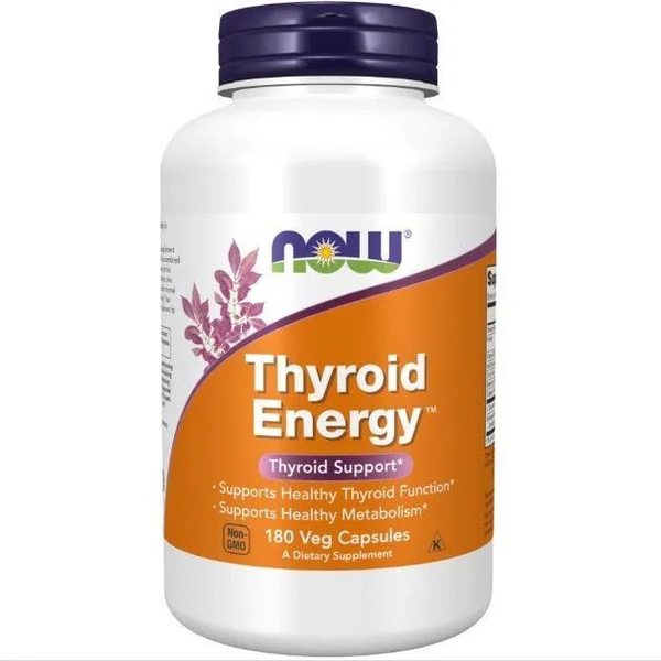 NOW Thyroid Energy Тироид Энерджи 180 капсул купить на OZON по низкой ...