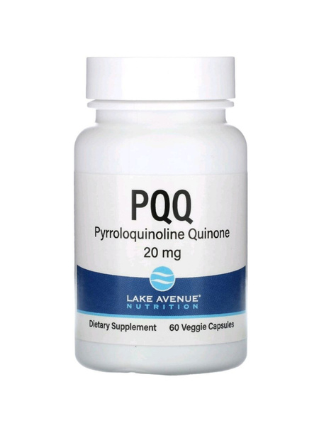 Lake Avenue Nutrition, PQQ, Пирролохинолинхинон, 20мг - 60растительных капсул купить на OZON по ...