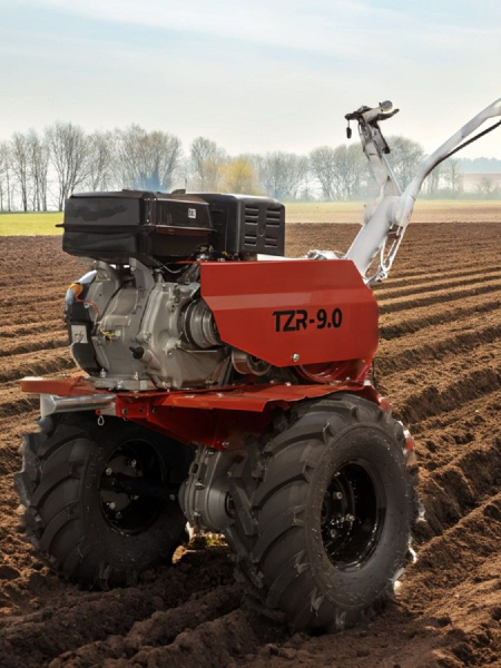 Мощный надежный мотоблок бензиновый TZR-9 для дачи фермеров (аналог Нева) купить на OZON по ...
