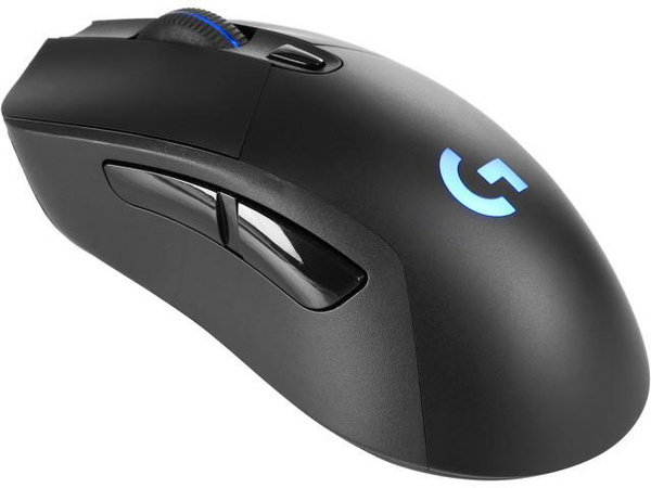 Игровая мышь беспроводная Logitech G беспроводная G703 , черный матовый ...
