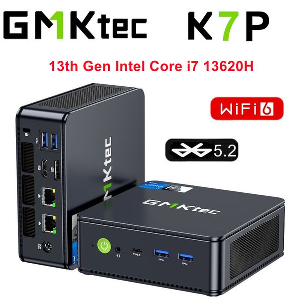 Мини-ПК GMKtec K7 Plus Intel i7-13620H мини ПК (Intel Core i7-13620H ...
