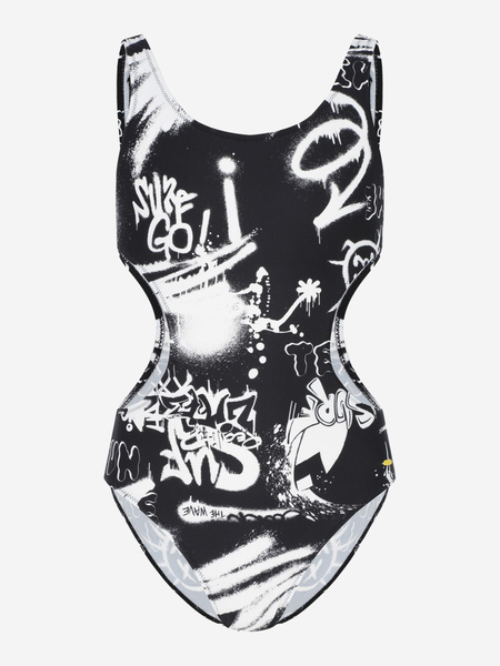 Купальник слитный Девочки Termit черный, размер 152 Плавание Китай Полиамид, Эластан купить c ...