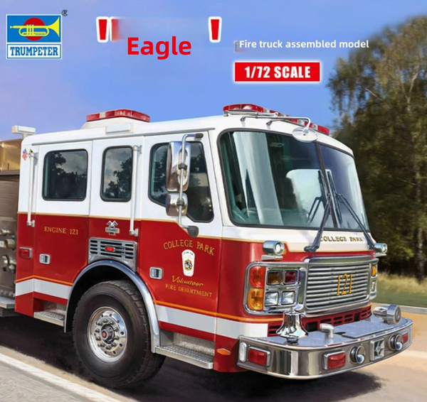Trumpeter 07445 1/72 Американский пожарный насос LaFrance Eagle (модель ...