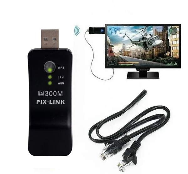 возможностью Smart TV LAN адаптер Ethernet wifi Wi-Fi купить на OZON по ...