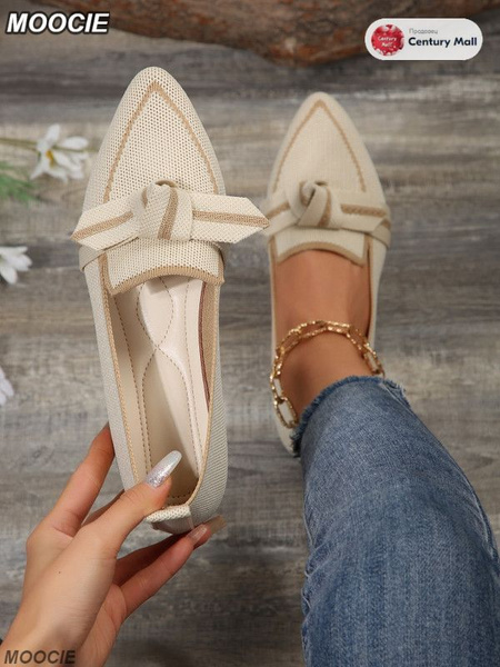 Слипоны Женский MOOCIE Искусственные материалы, размер 36 На любой сезон Без застёжки купить c ...