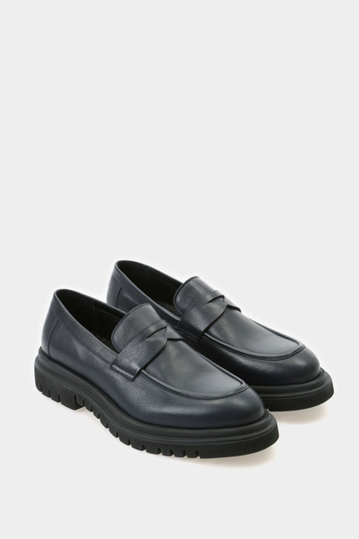 Лоферы Мужской MARC CONY синий, размер 42 Демисезон 6 Без застёжки Россия купить c доставкой на ...