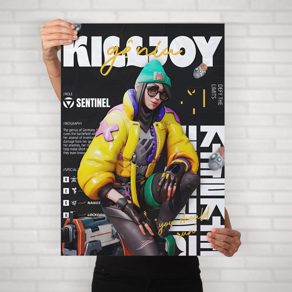 Постер HEAVEN POSTER Люди, Арт Killjoy - Киллджой 1, 84 60 купить c ...