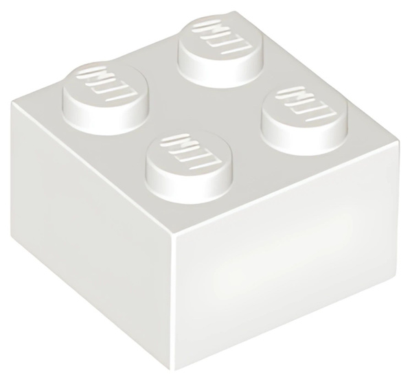 Деталь Lego 3003 White version U купить на OZON по низкой цене (1854712999)