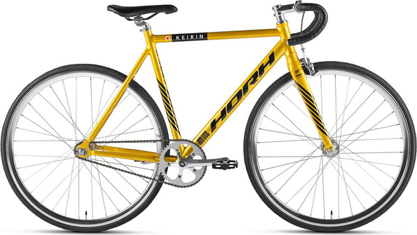 Велосипед фикс HORH KEIRIN 700С (2025) Golden для взрослых с ...