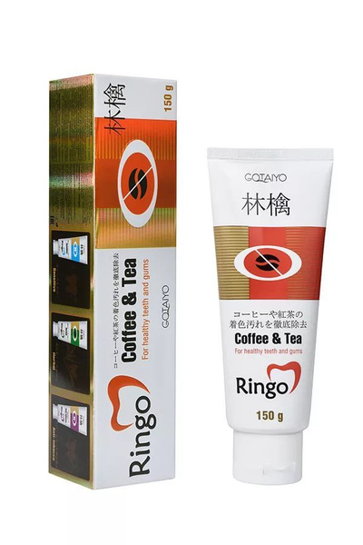 Gotaiyo "Ringo" Паста зубная отбеливающая Coffee & Tea, 150 г купить на ...