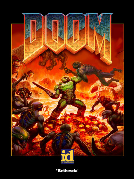 Постер PostersRu Doom, 100 70 купить c доставкой на OZON по низкой цене ...