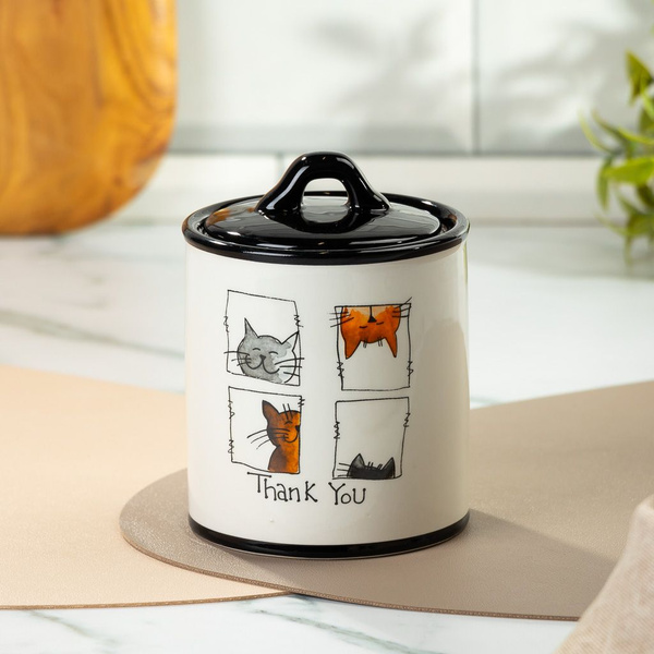 Банка для продуктов универсальная DANIKS "Cats", 600 мл, 1 предм. купить c доставкой на OZON по ...