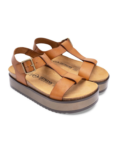 Сандалии Женский Ortmann, размер 39 Натуральная кожа Открытый нос, Анатомическая стелька H Лето ...