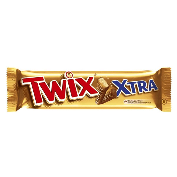 Батончик TWIX Xtra с карамелью и печеньем, 82г купить на OZON по низкой цене (1889699709)