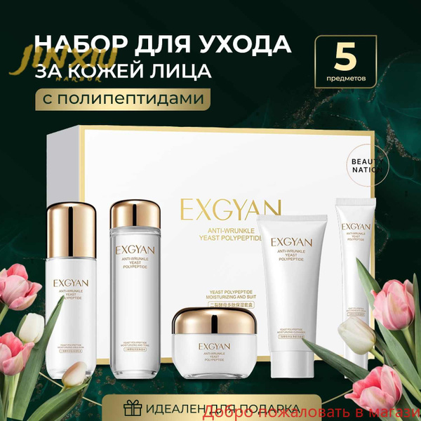 EXGYAN Подарочный набор косметики уходовой для лица 5 в 1 купить на ...