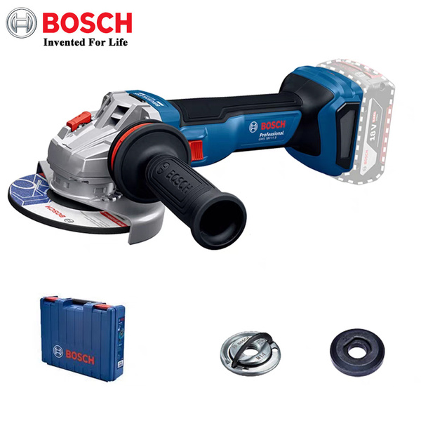 Угловая шлифовальная машина аккумуляторная Bosch GWS 18V-11S бесщеточная, 125 мм, 6 скоростей ...