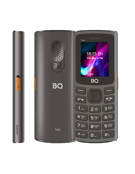 Мобильный телефон BQ 1862 Talk Gray купить на OZON по низкой цене (1904228742)